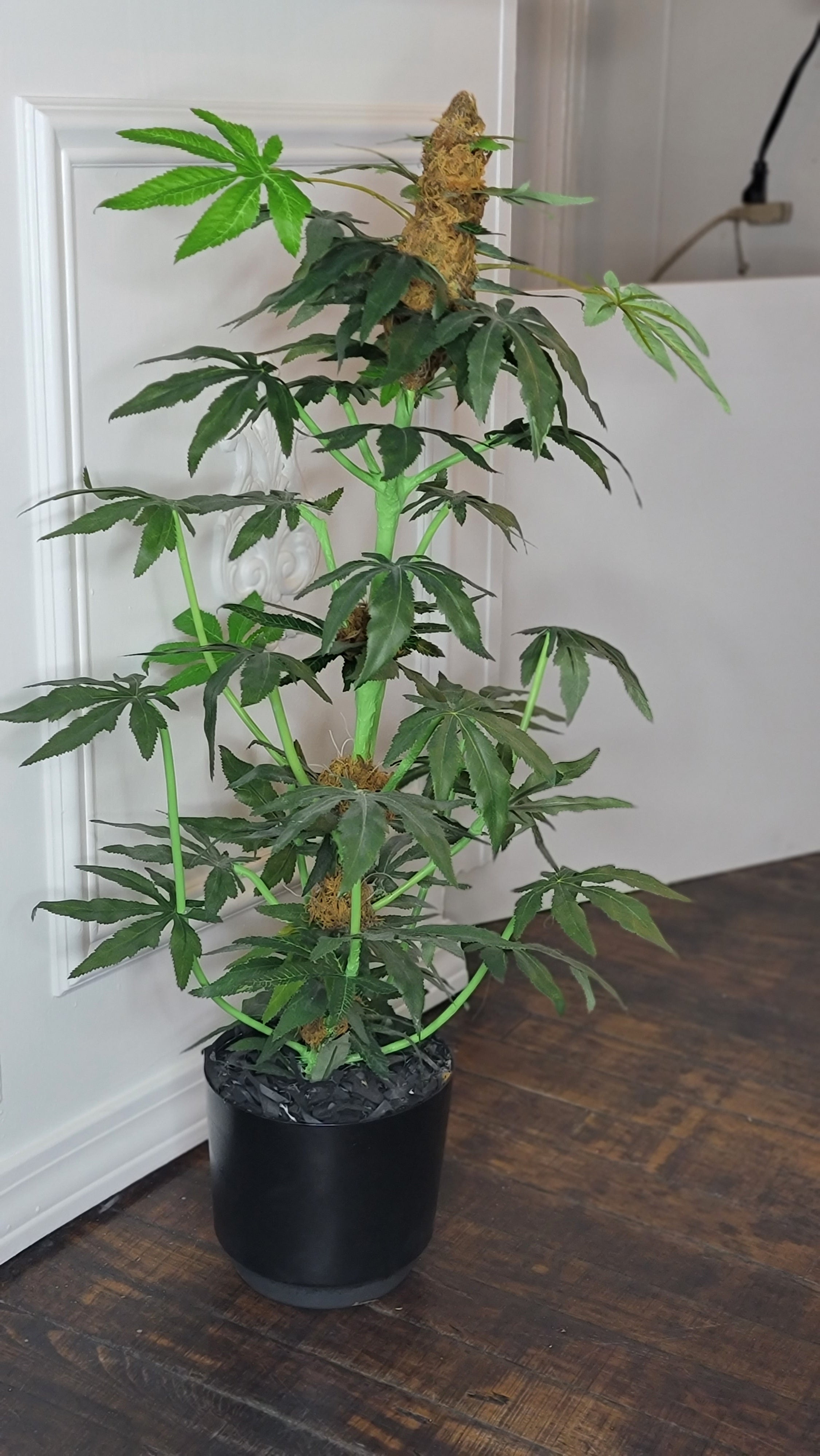 30" Artificial Marijuana Plant - Fake Weed Cannabis Hemp (420) Decorat ...