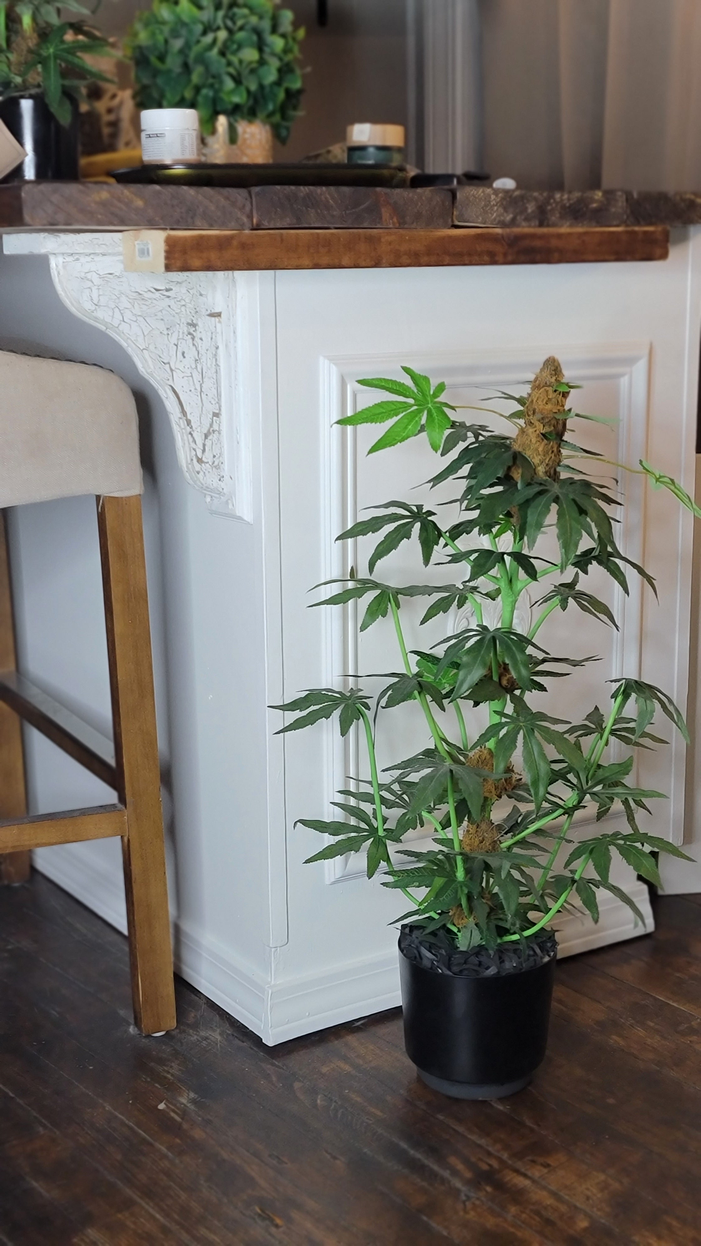 30" Artificial Marijuana Plant - Fake Weed Cannabis Hemp (420) Decorat ...